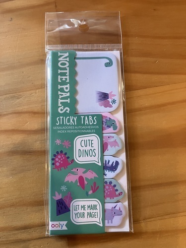 Cute Dinos Sticker Tabs – The Dog Eared Book